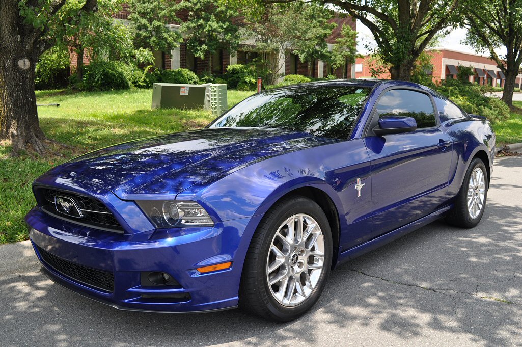 Deep Blue with Black Leather Interior