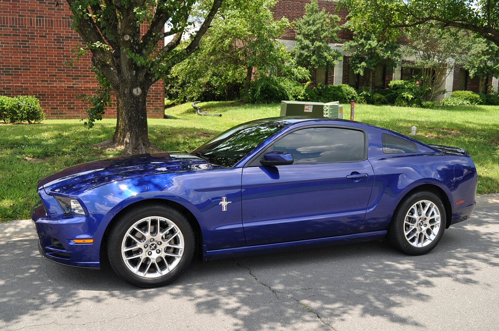Deep Blue with Black Leather Interior