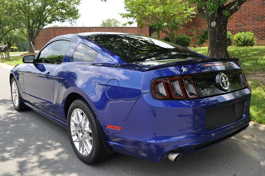 Deep Blue with Black Leather Interior